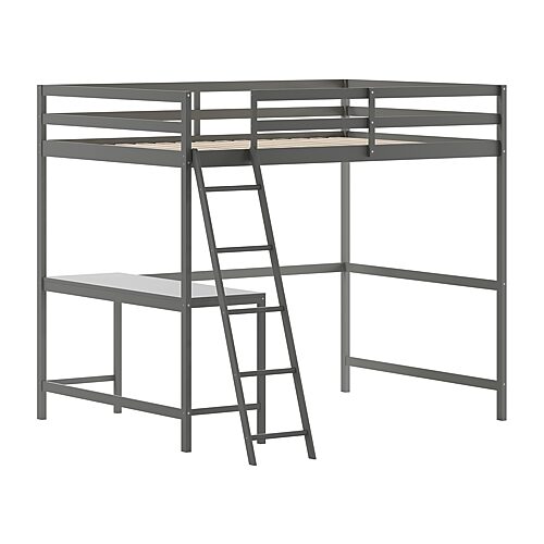 Click here for Riley Rectangular Bunk Bed  One Size  Gray prices
