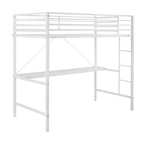 Click here for Jake Rectangular Bunk Bed  One Size  White prices