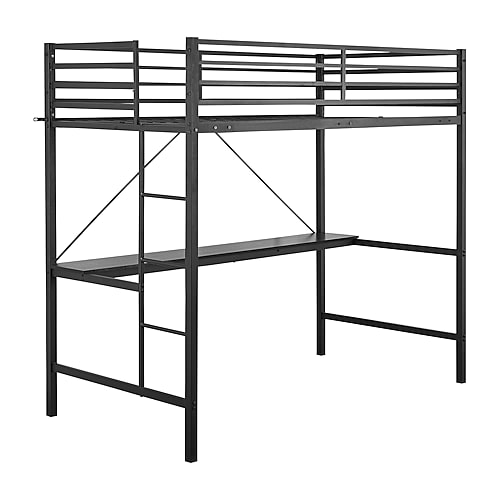 Click here for Jake Rectangular Bunk Bed  One Size  Black prices