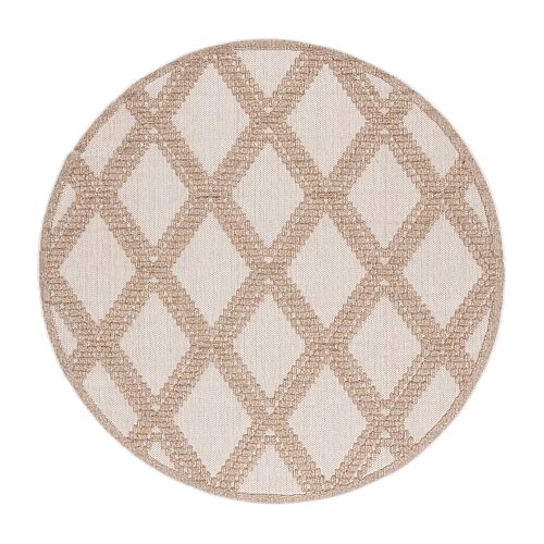 Click here for Martha Stewart Lora Geometric 67 X 67 Outdoor Roun... prices