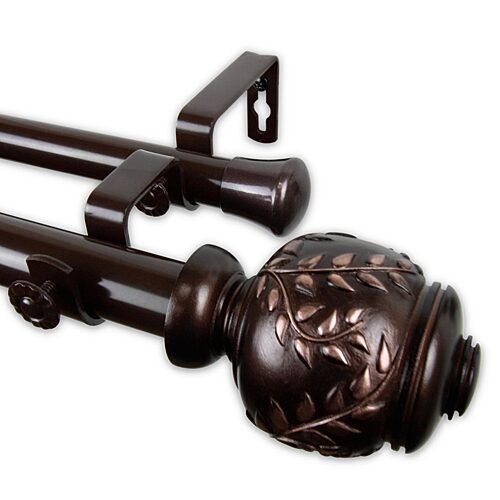 Click here for Rod Desyne Colette Double Curtain Rod  One Size  B... prices
