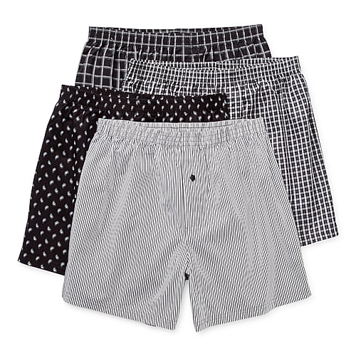 Click here for Stafford Woven Mens 4 Pack Boxers 305919  Medium... prices