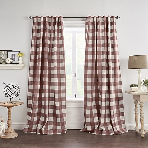 Click here for Elrene Home Fashions Grainger Buffalo Check Blacko... prices