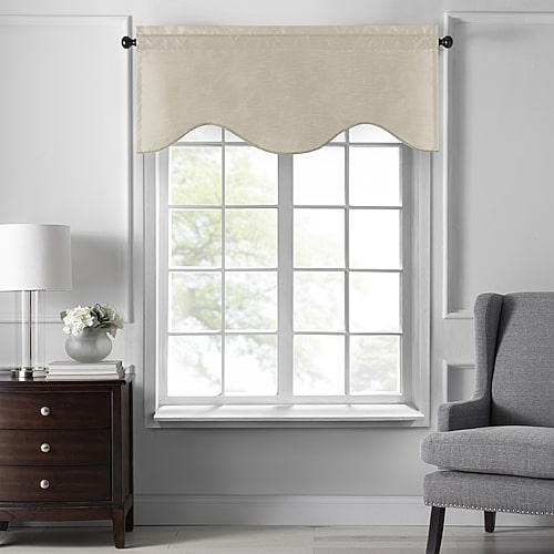 Click here for Threadmade Colette Rod Pocket Valance  One Size  B... prices