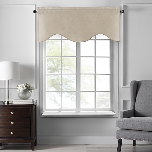 Click here for Threadmade Colette Rod Pocket Valance  One Size  W... prices