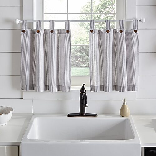 Click here for Threadmade Tucker Stripe 2-pc. Tab Top Window Tier... prices