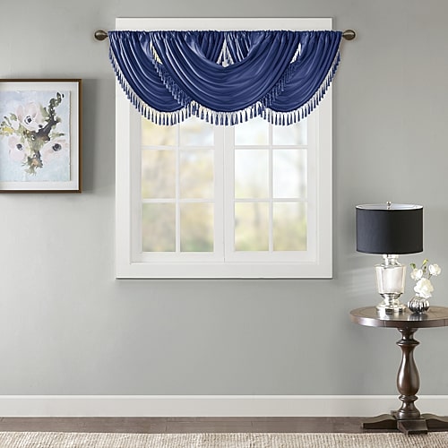 Click here for Madison Park Elena Faux Silk Waterfall Embellished... prices