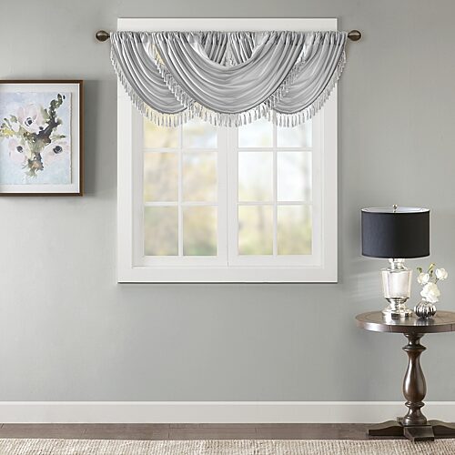 Click here for Madison Park Juline Faux Silk 38W X 46L Rod Pocket... prices