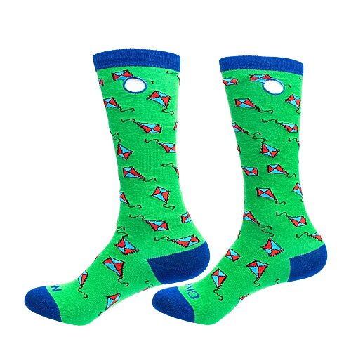 Beedlebug Easy Pull On Little & Big Kid Unisex Adaptive 1 Pair Knee High Socks  Medium  Green