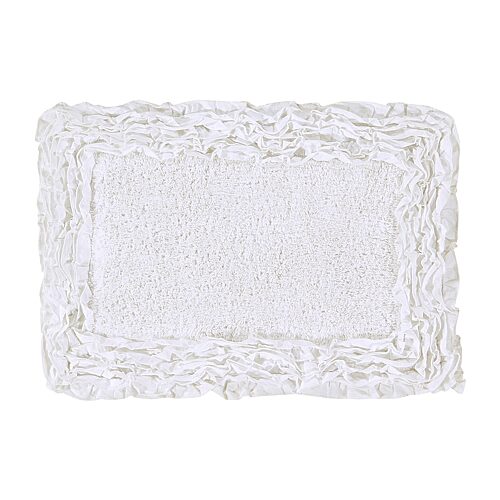 Click here for Better Trends Shaggy Border Mat Bath Rug  One Size... prices