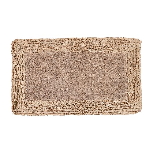 Click here for Better Trends Shaggy Border Mat Bath Rug  One Size... prices