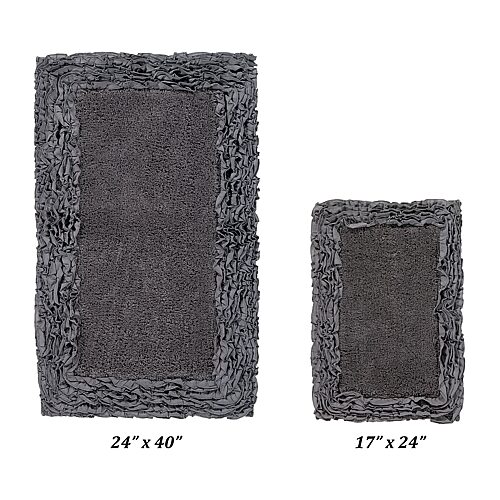 Click here for Better Trends Shaggy Border Mat Bath Rug  One Size... prices