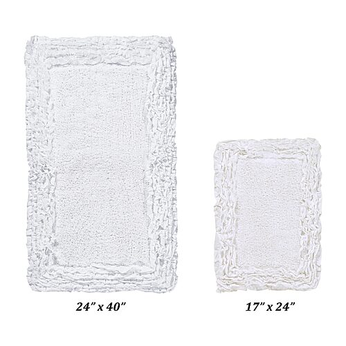 Click here for Better Trends Shaggy Border Mat Bath Rug  One Size... prices