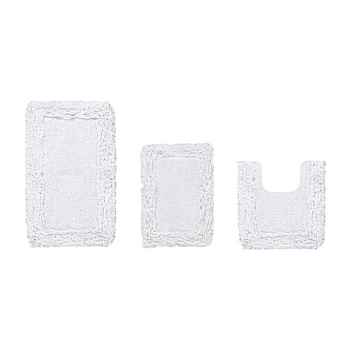 Click here for Better Trends Shaggy Border Mat Bath Rug  One Size... prices