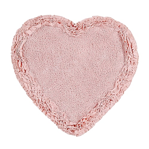 Better Trends Ruffle Bath Rug  21 x 34 - Pink