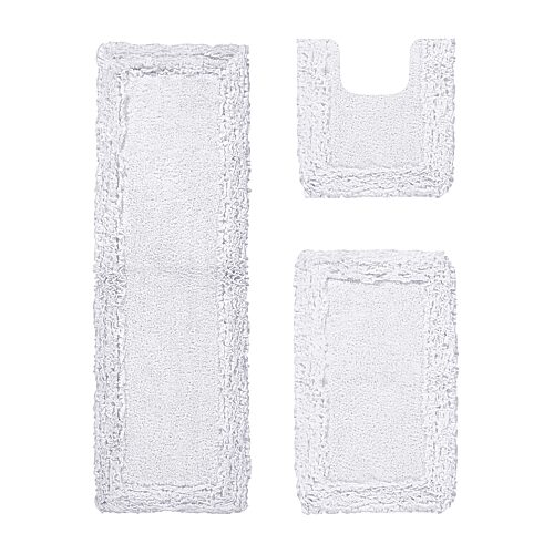 Click here for Better Trends Shaggy Border Mat Bath Rug  One Size... prices