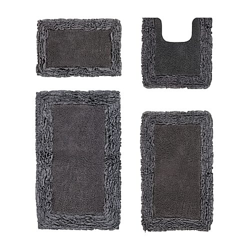 Click here for Better Trends Shaggy Border Mat Bath Rug  One Size... prices