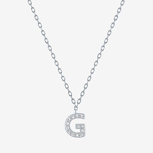 Click here for Lab-Grown (G-H / SI2-I1) Diamond Accent Initial Pe... prices