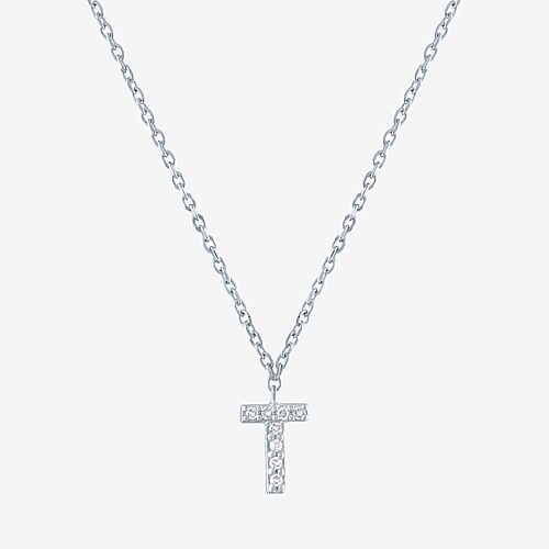 Click here for Lab-Grown (G-H / SI2-I1) Diamond Accent Initial Pe... prices