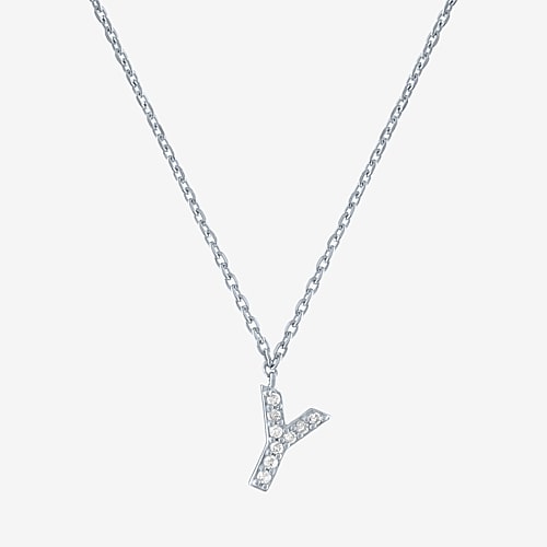 Click here for Lab-Grown (G-H / SI2-I1) Diamond Accent Initial Pe... prices