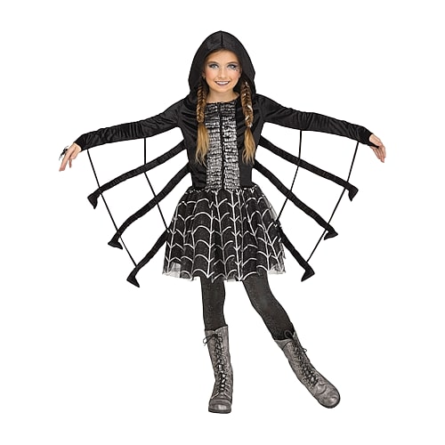 Click here for Little & Big Kid Girls Sparkling Spider Costume  M... prices