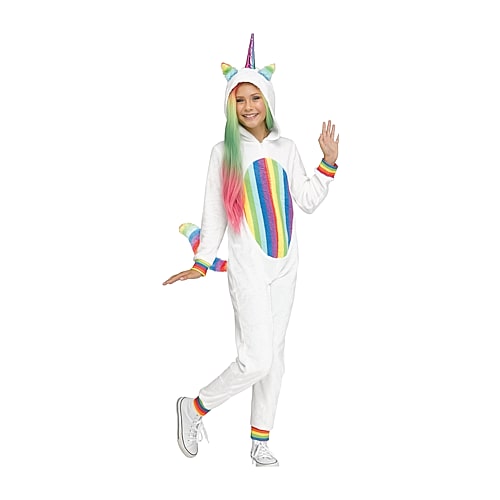 Click here for Little & Big Kid Girls Rainbow Unicorn Costume  Me... prices