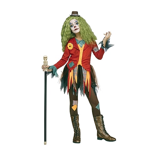 Click here for Little & Big Kid Girls Rowdy Clown Costume  8-10... prices