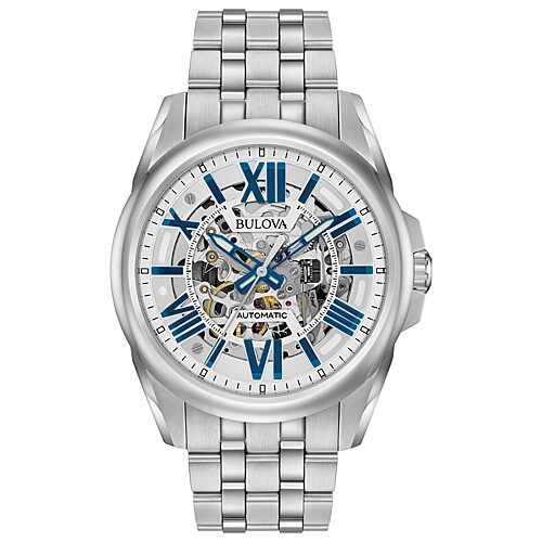 Click here for Bulova Sutton Mens Silver Tone Bracelet Watch 96a1... prices