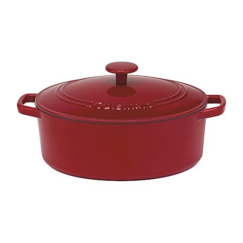 Click here for Chefs Classic Enameled Cast Iron 5.5-Qt. Oval Cove... prices