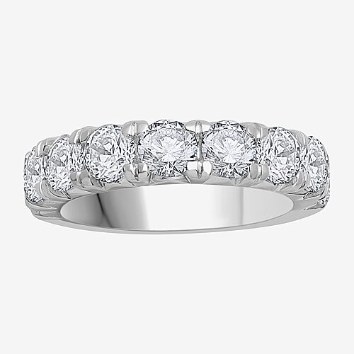 Click here for 9-Stone (H-I / Si1) Womens 5MM 2 3/4 CT. T.W. Lab... prices
