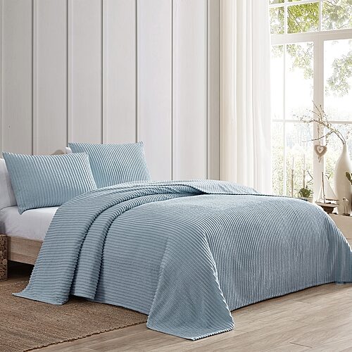 Click here for Beatrice Home Fashions Channel Chenille Bedspread... prices