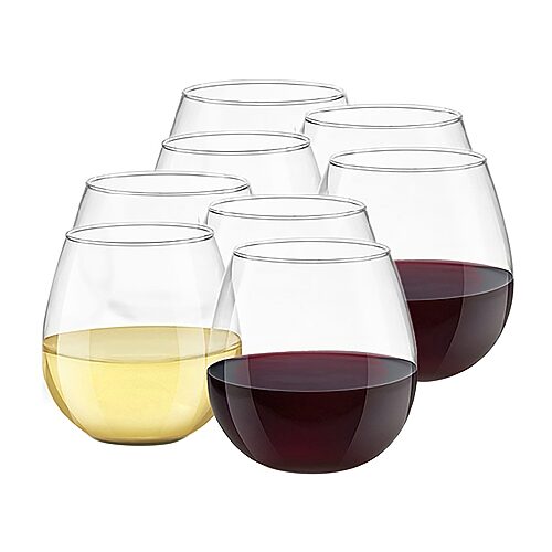 Click here for Joyjolt Spirits Stemless Crystal 15 Oz - Set Of 8... prices