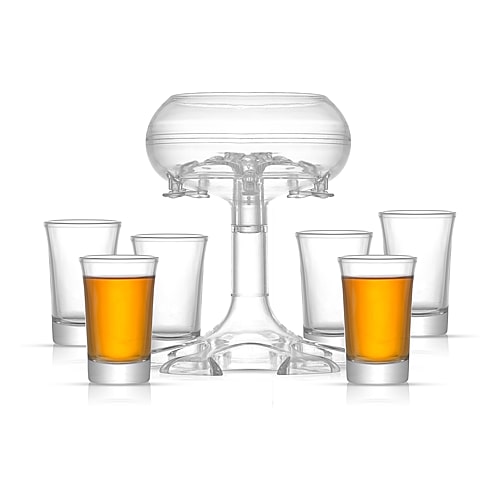 Click here for Joyjolt Shot 6 Glass Beverage Dispenser  One Size... prices