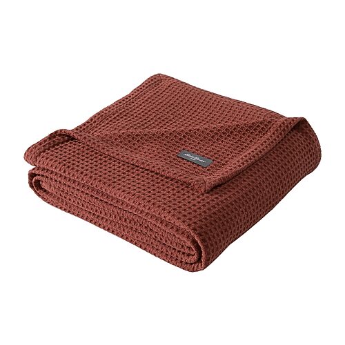 Click here for Eddie Bauer Solid Waffle Cotton Reversible Blanket... prices