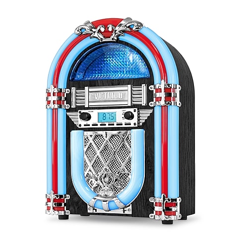 Click here for Victrola Nostalgic Wood Countertop Jukebox with Bu... prices