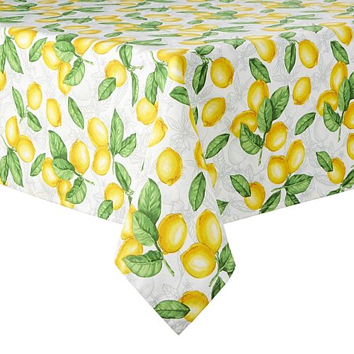 Click here for Martha Stewart Lots Of Lemons Tablecloth  One Size... prices