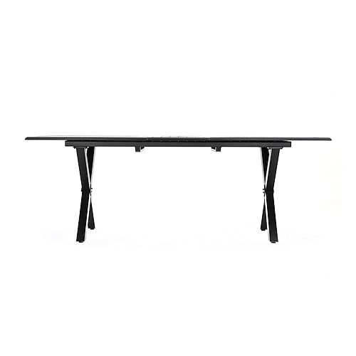 Click here for Exuma Rectangular Dining Table  One Size  Black prices