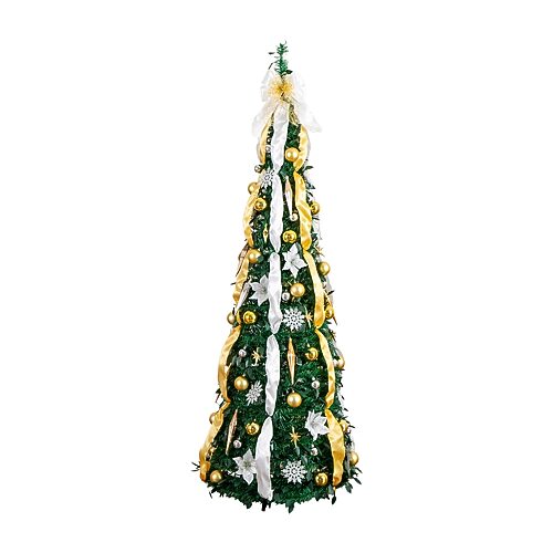 Click here for Nearly Natural 6 Foot Pre-Lit Collapsible Pre-Deco... prices