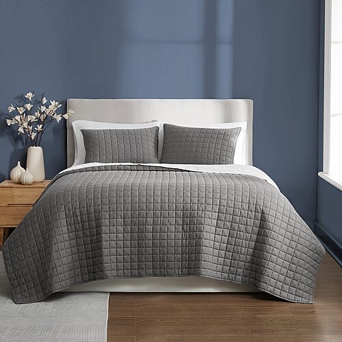 Click here for Brooklyn Loom Essential Cotton 3pc. Quilt Set prices