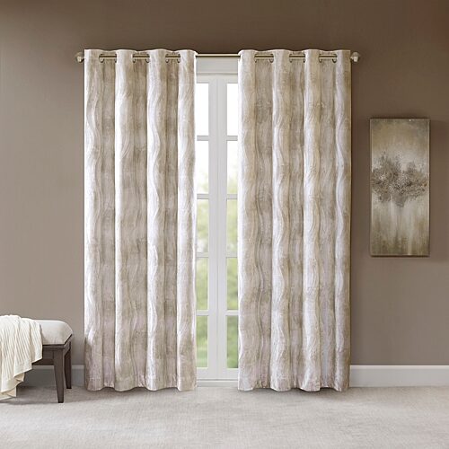 Click here for Victorio Jacquard Total Blackout Curtain Panel for... prices