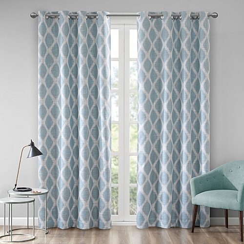 Click here for Sunsmart Blakesly Ogee Ikat Print Blackout Window... prices