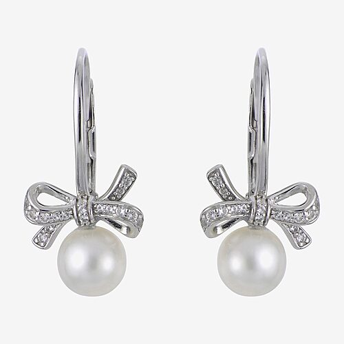 Click here for Womens White Cultured Freshwater Pearl Sterling Si... prices