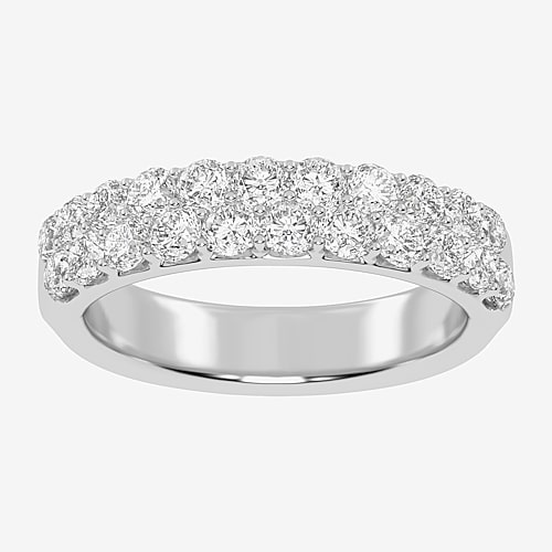 Click here for 1 CT.T.W. Natural Diamond Band  9  White prices