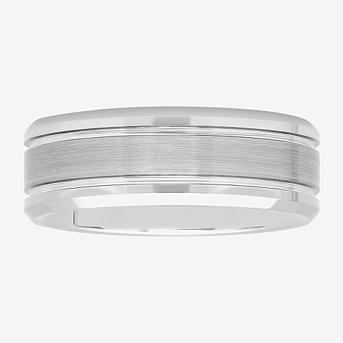 Click here for Tungsten Wedding Band  Mens 8mm  9 1/2  White prices