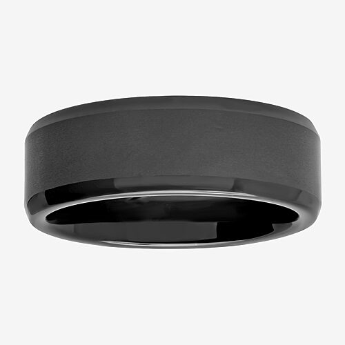 Click here for Mens 8MM Tungsten Wedding Band  8 1/2 prices