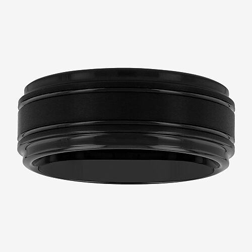 Click here for Mens 9M Tungsten Wedding Band  9 1/2  Black prices