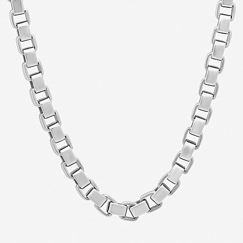 Click here for Mens Stainless Steel 24 5mm Box Chain Necklace  On... prices