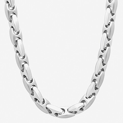 Click here for Mens Stainless Steel Puff Mariner 24 Necklace  One... prices
