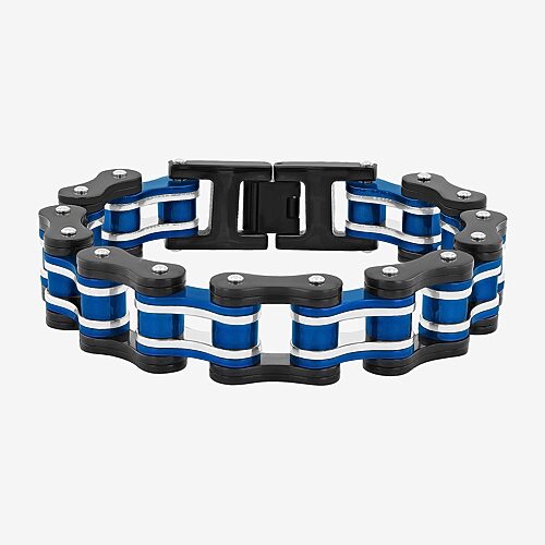 Click here for Mens Stainless Steel Solid 8 1/2 Inch Link Bracele... prices