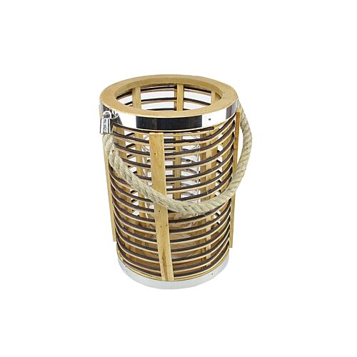 Click here for 7.5 Rustic Chic Cylinderical Rattan Decorative Can... prices
